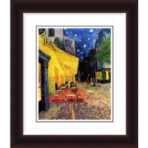 The Cafe Terrace on the Place du Forum Arles at Night - workART prints ...